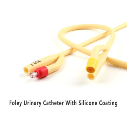 Medical Type Latex Foley External Urethral Catheter 3 Way Latex Foley ...
